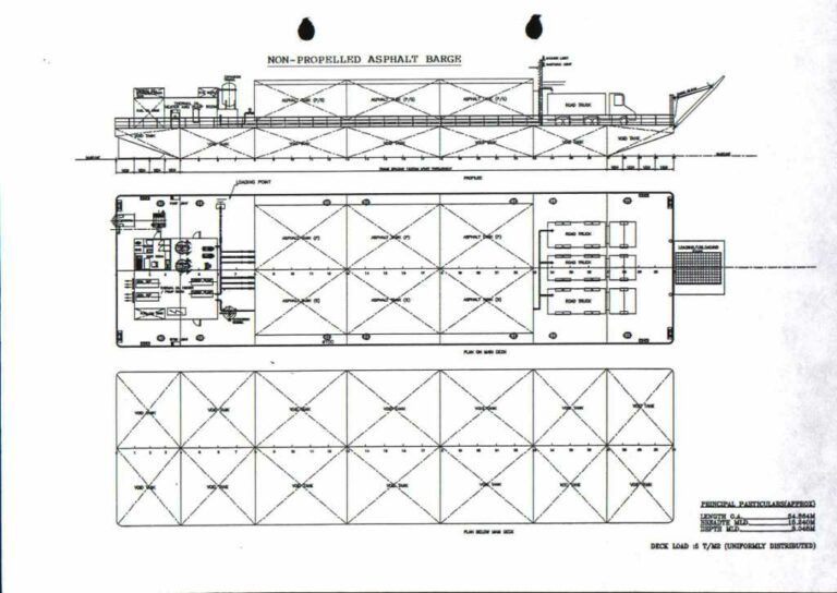 Non-Propelled Asphalt Barge – Navnautik