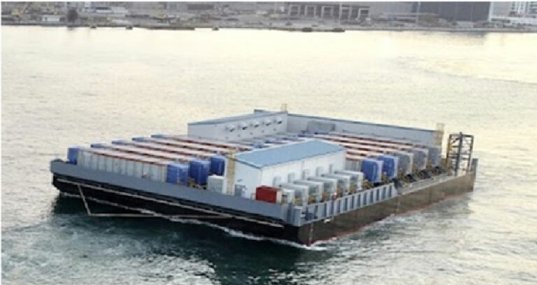‘BATTERY ENERGY STORAGE SYSTEM’ BARGE – Navnautik